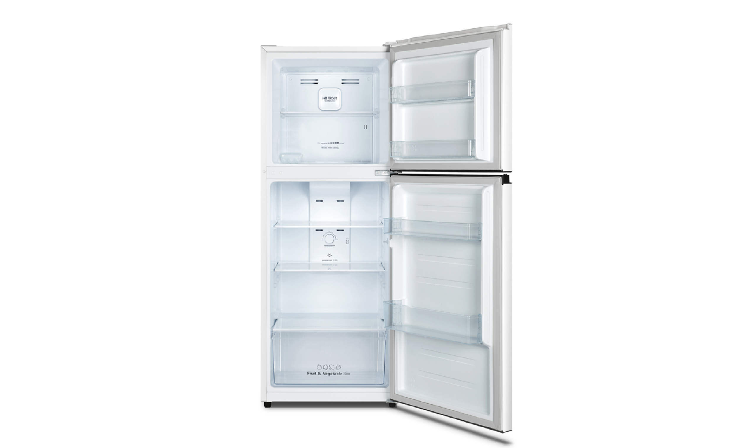 HRTF205 205L Top mount Refrigerator (White)