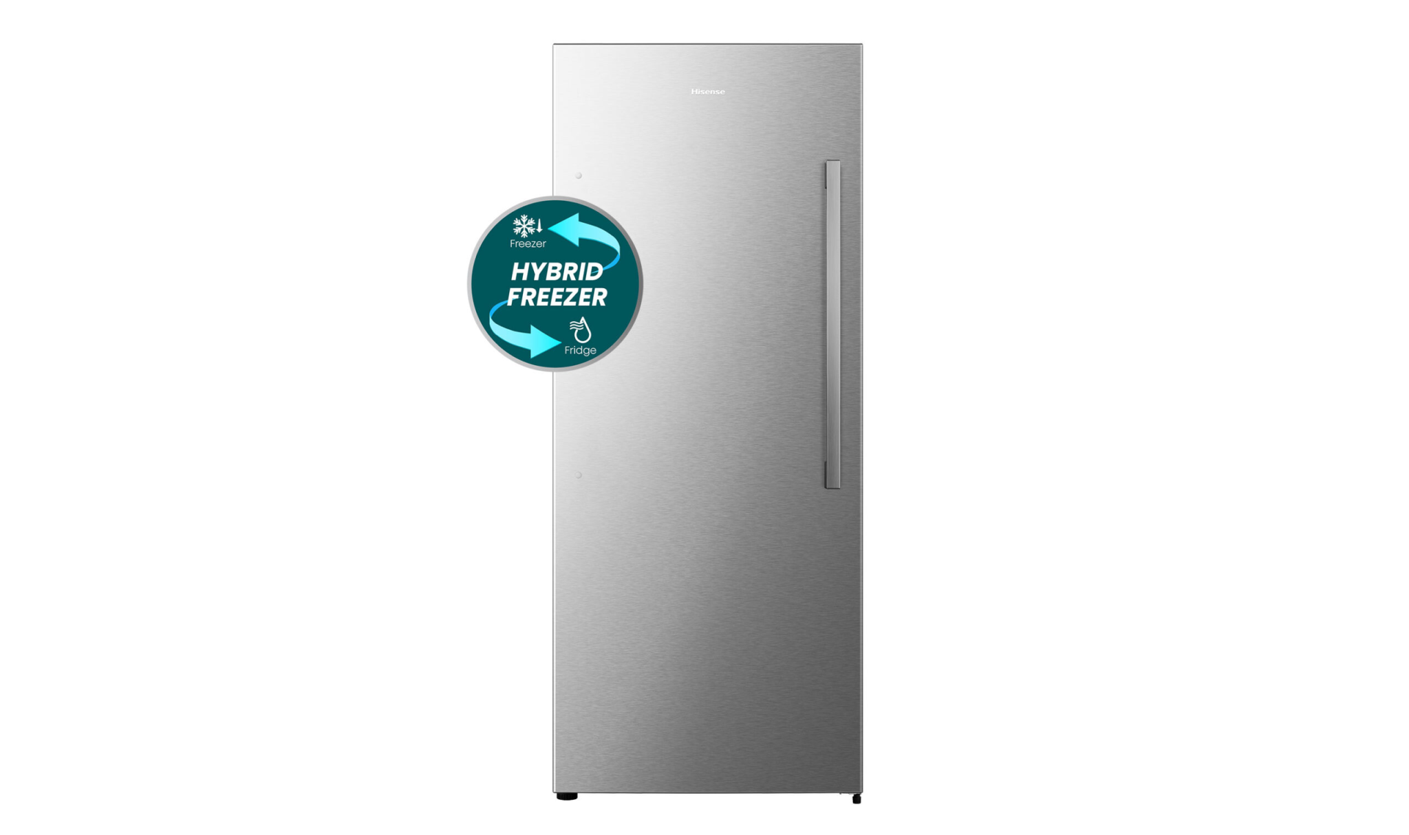 HRVF384S 384L Vertical Hybrid Freezer (Silver)