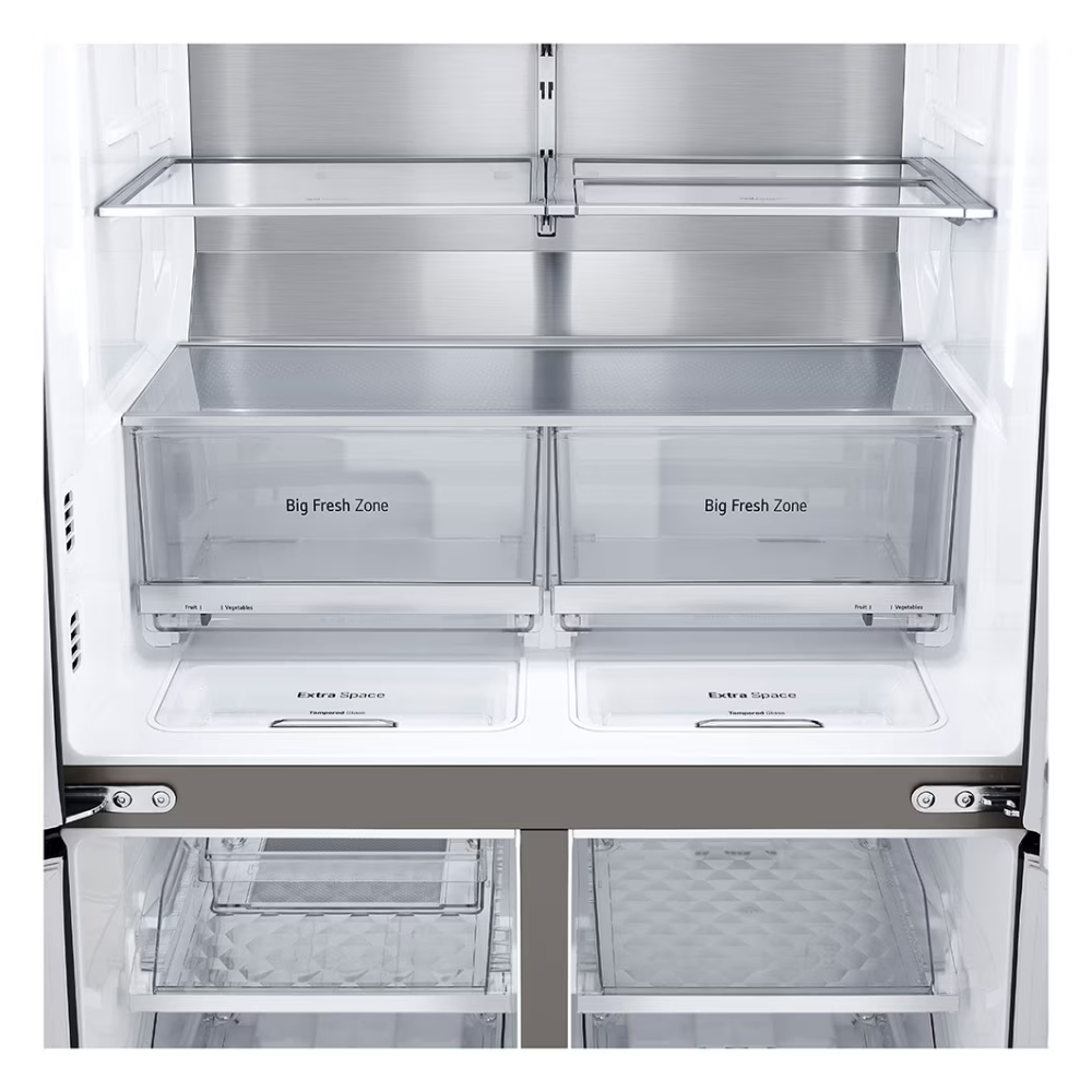 G GF-V706MBLC Door in Door French Refrigerator w/ Instaview