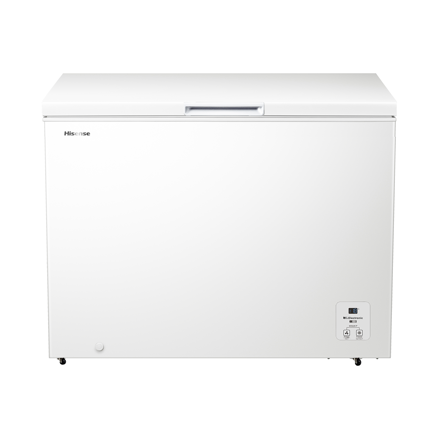 Hisense HRCF301 300L Hybrid Chest Freezer - White - Smart Electrical Outlet