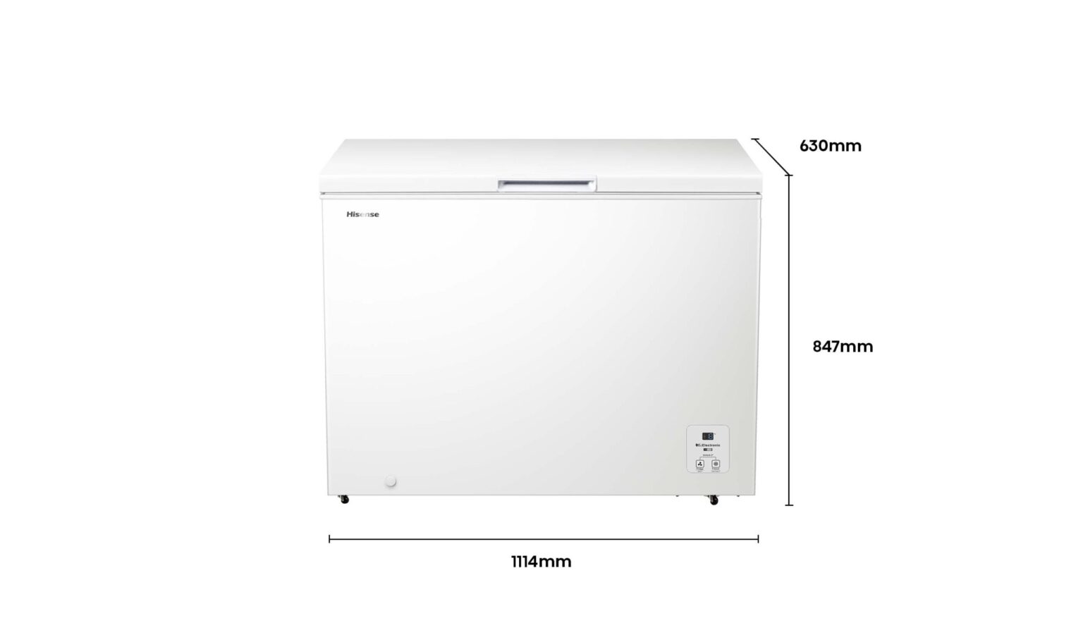 Hisense HRCF301 300L Hybrid Chest Freezer - White